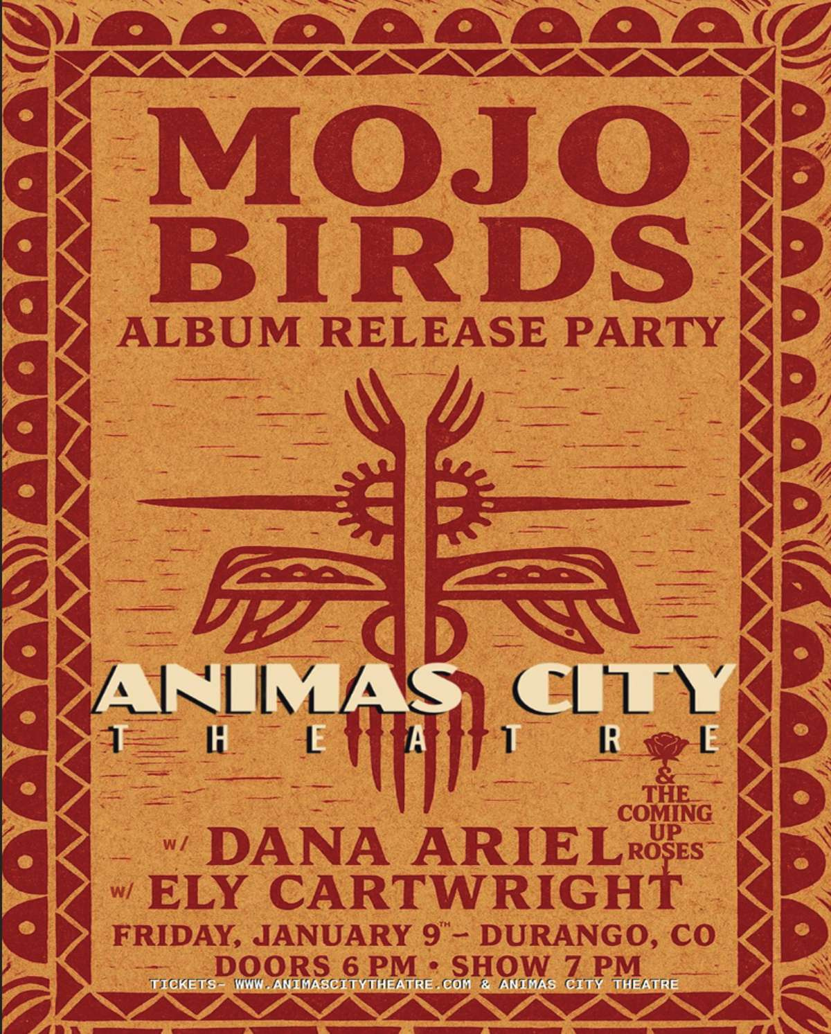 MOJO BIRDS ALBUM RELEASE PARTY with DANA ARIEL & ELY CARTWRIGHT ...